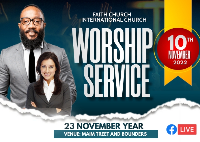 Worship Template | PosterMyWall