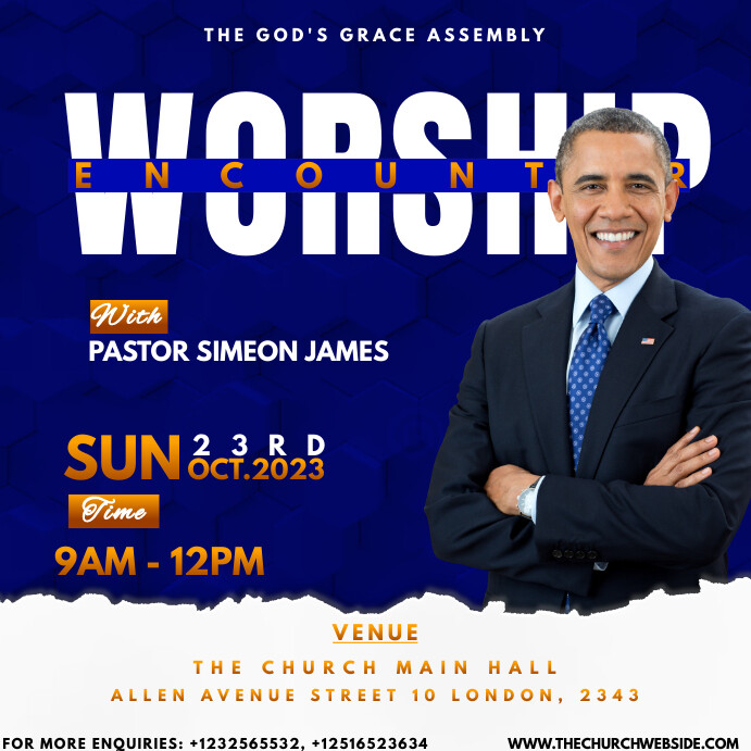 Worship encounter Template | PosterMyWall