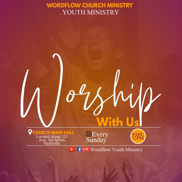 Copy of worship experience (2) | PosterMyWall