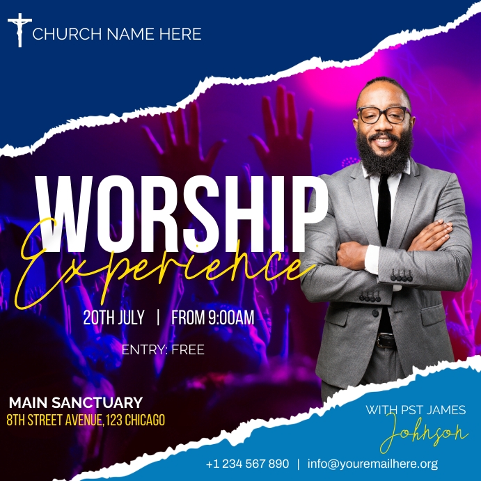 Copy of worship experience | PosterMyWall