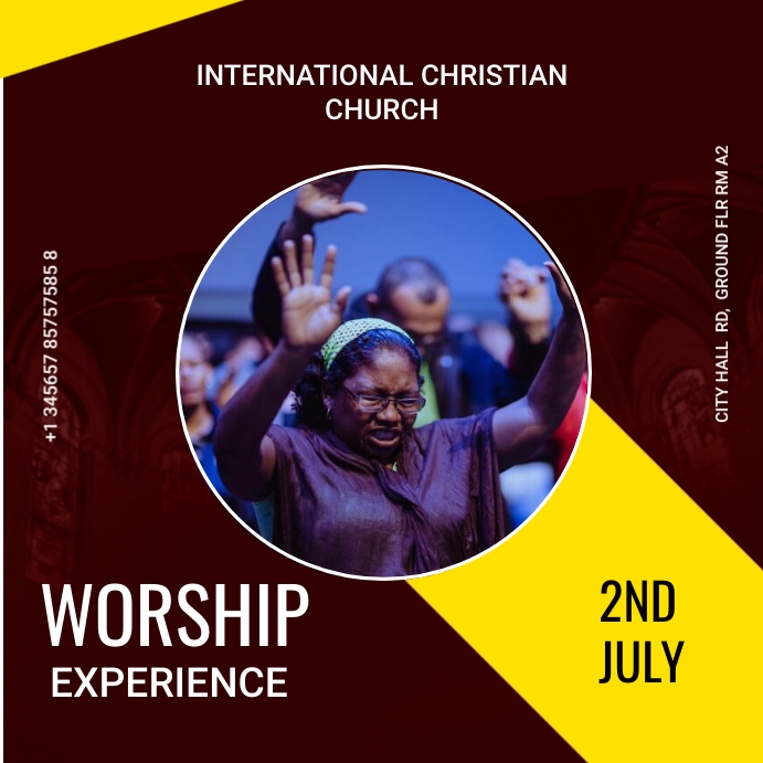 Copy of Worship experience | PosterMyWall