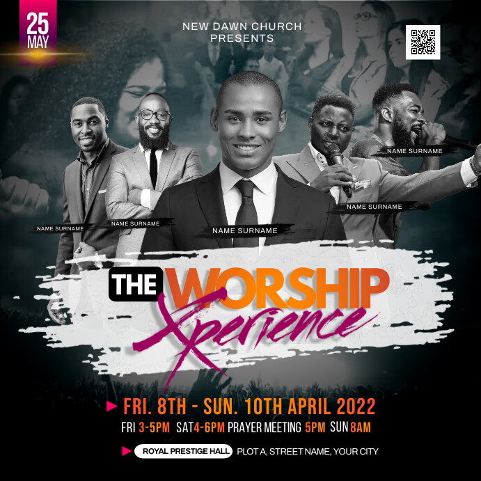 Copy of worship experience | PosterMyWall