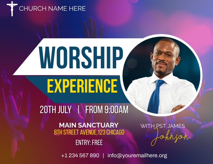 Copy of worship experience | PosterMyWall