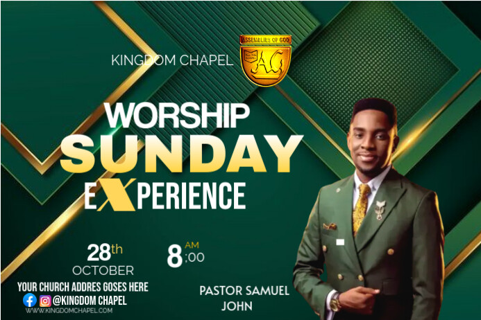 Copy of WORSHIP EXPERIENCE | PosterMyWall