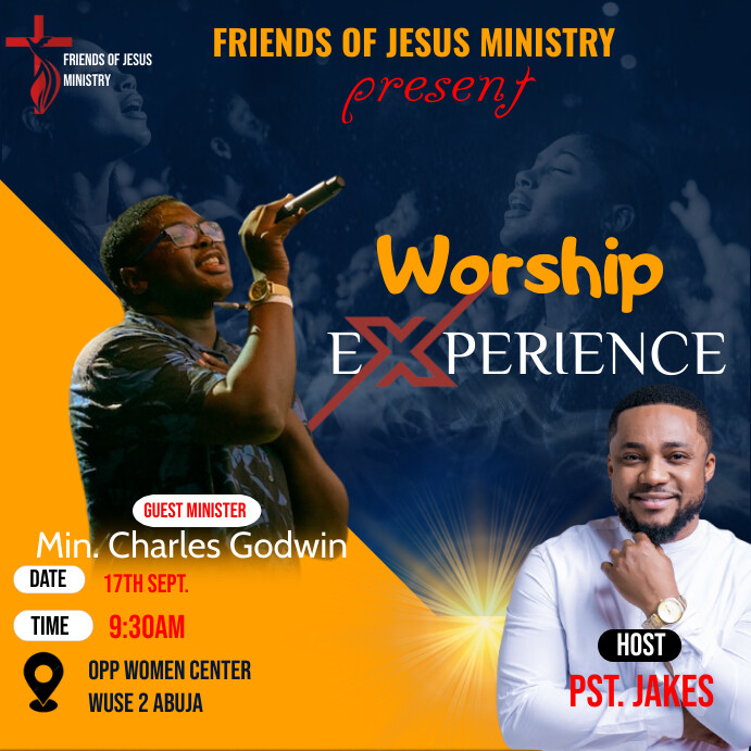 worship experience flyer Template | PosterMyWall