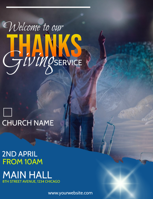 worship experience flyer Template | PosterMyWall