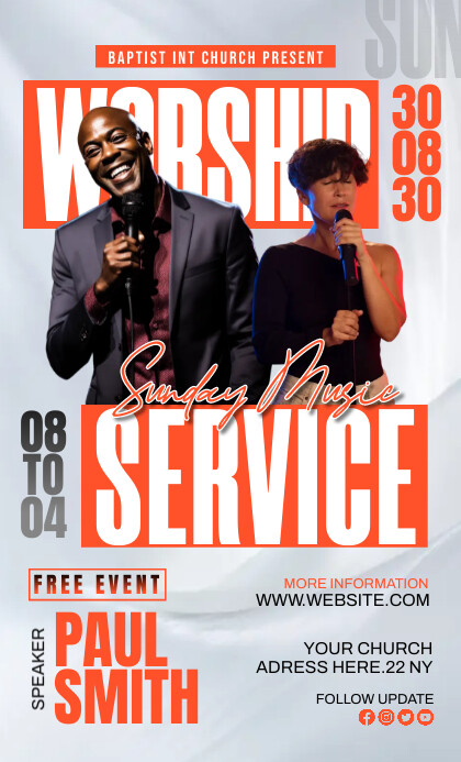 Worship Experience Flyer Template | PosterMyWall