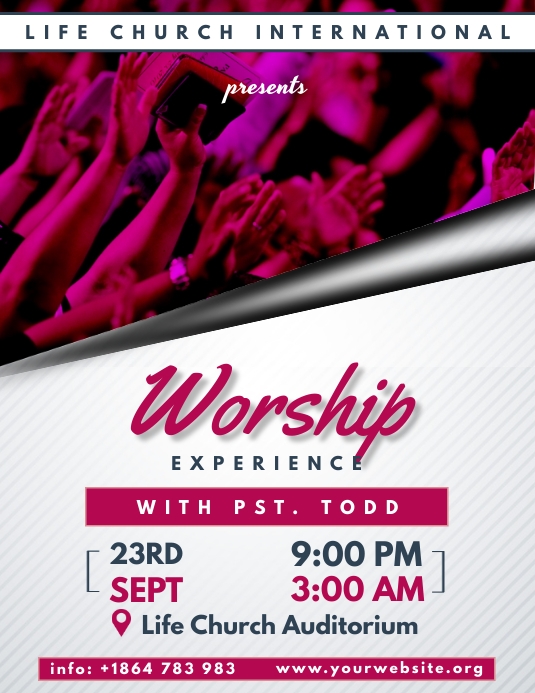 Brosur Pengalaman Ibadah Templat | PosterMyWall