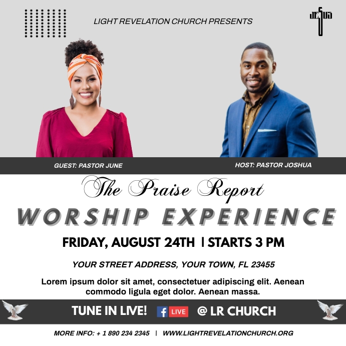 Copy of WORSHIP EXPERIENCE POSTER | PosterMyWall