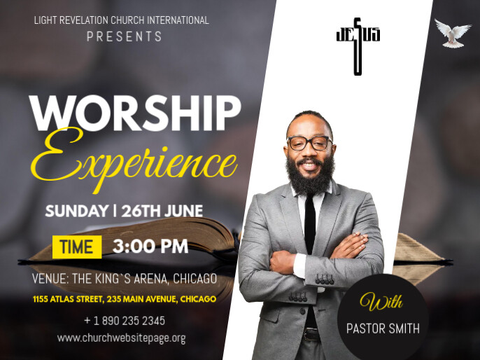Copy of WORSHIP EXPERIENCE POSTER | PosterMyWall