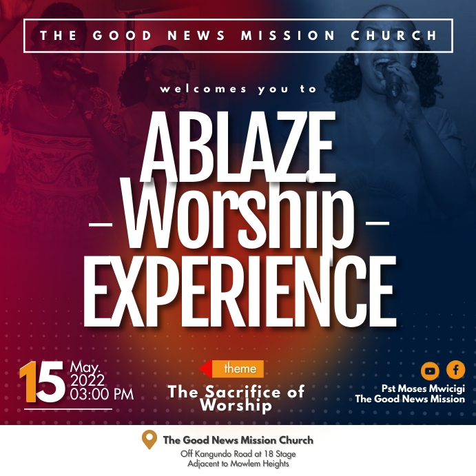 Worship experience poster Template | PosterMyWall