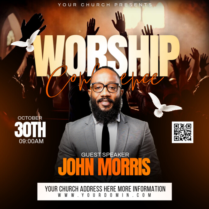 worship flyer Template | PosterMyWall