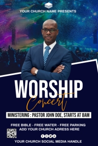 worship night Template | PosterMyWall
