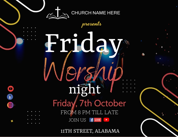 Copy of Worship Night | PosterMyWall