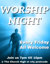 worship night Template | PosterMyWall