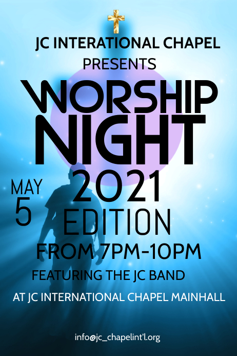 worship night flyer Template | PosterMyWall