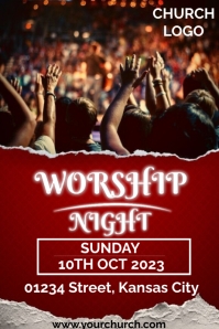 Worship night Template | PosterMyWall