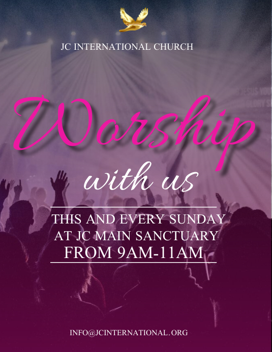 Worship poster Template | PosterMyWall