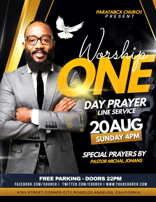 Copy of Worship Prayer ad | PosterMyWall
