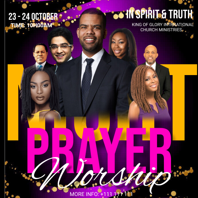 worship prayers flyers Template | PosterMyWall