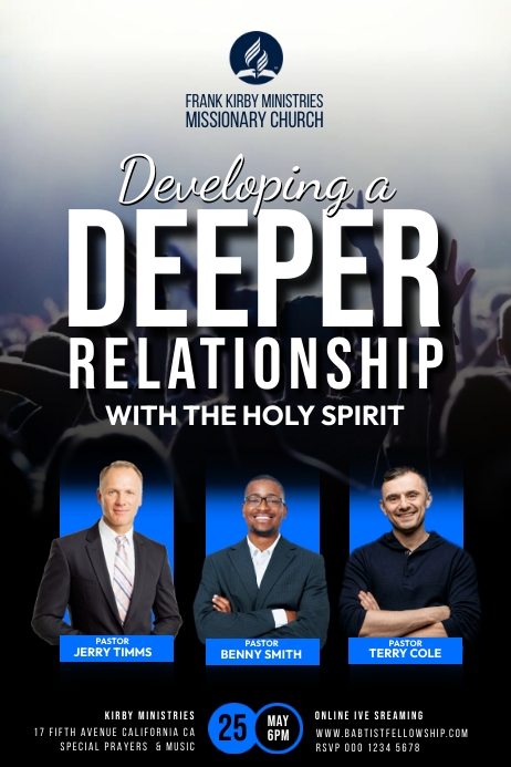 Worship Seminar Poster Template | PosterMyWall