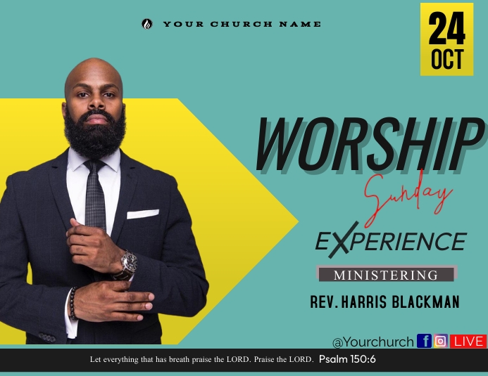 worship service flyer (20) Template | PosterMyWall