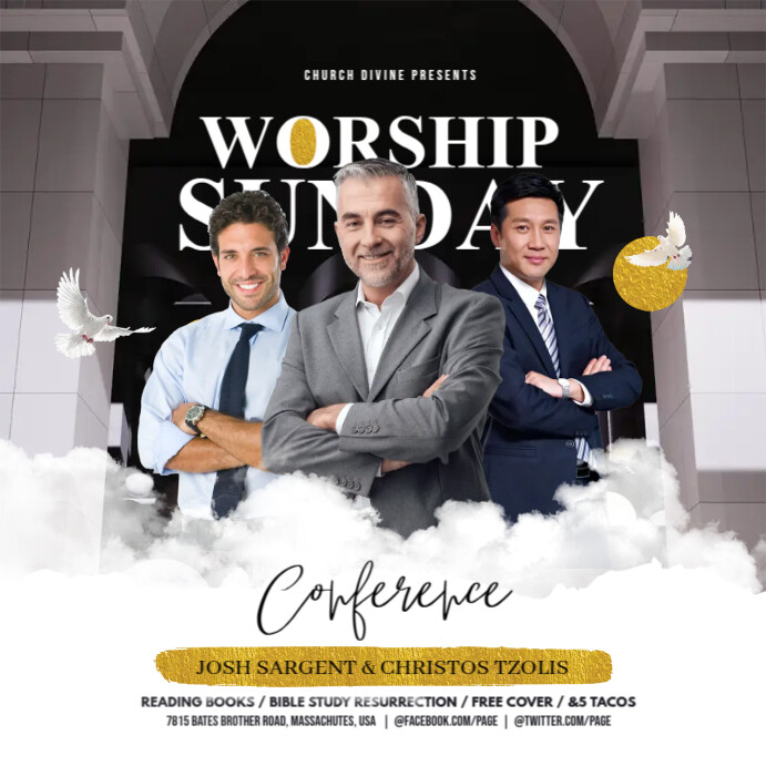 Worship Sunday Ads Template | PosterMyWall