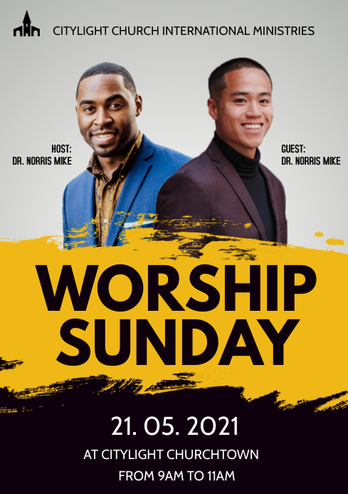 worship sunday Template | PosterMyWall