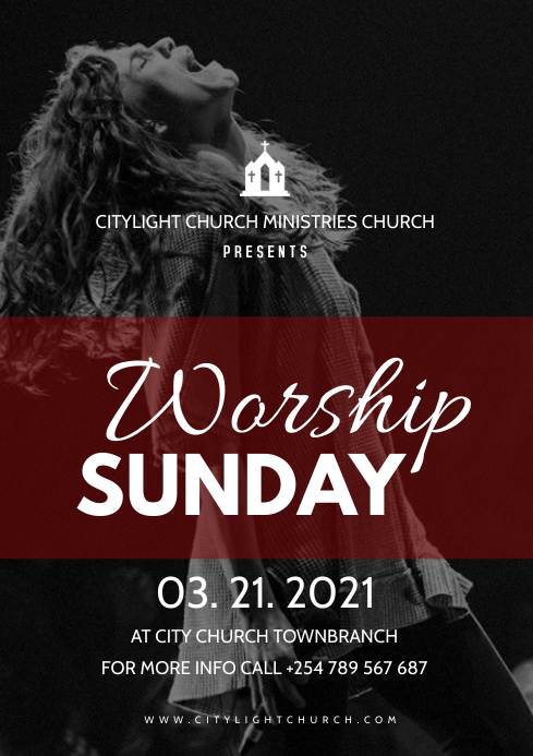 Ibadah Minggu Templat | PosterMyWall