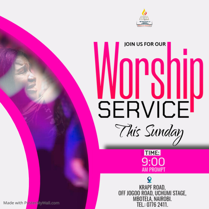 worship sunday poster Template | PosterMyWall