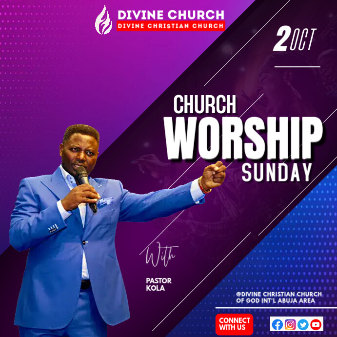 Copy of worship sunday poster | PosterMyWall