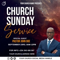 worship sunday service Template | PosterMyWall