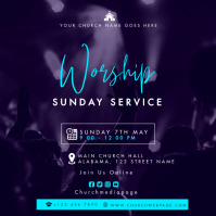 sunday service Template | PosterMyWall