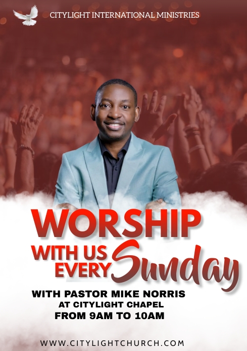 worship sunday service Template | PosterMyWall