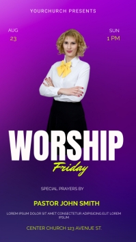 Worship story template | PosterMyWall