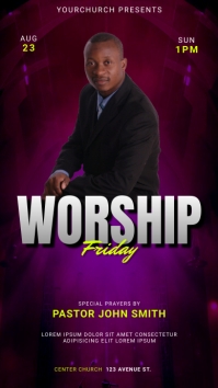 Worship story template | PosterMyWall