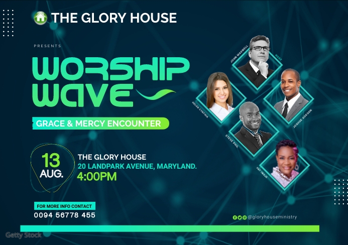 worship wave Template | PosterMyWall