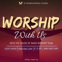 Worship poster Template | PosterMyWall