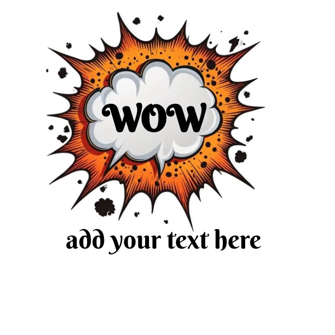 wow logo Template | PosterMyWall