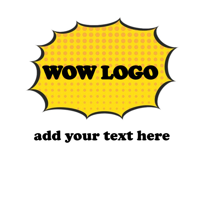 wow logo Template | PosterMyWall