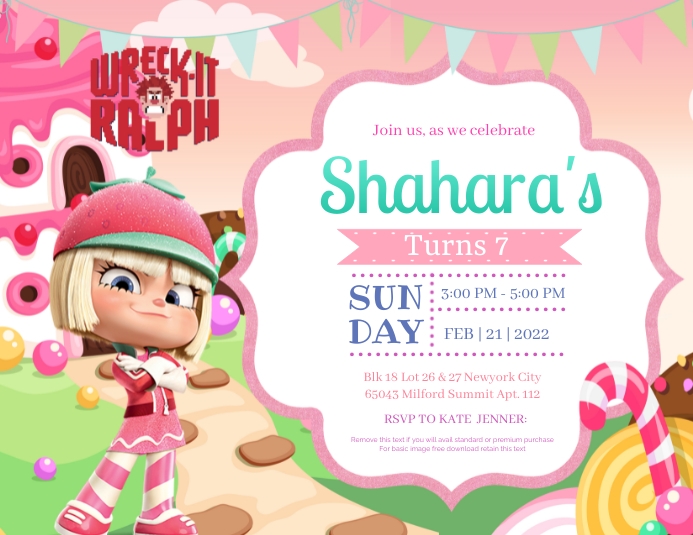 Wreck it Ralph Template | PosterMyWall