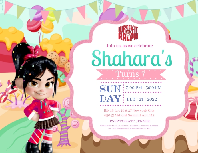 Wreck it Ralph Template | PosterMyWall