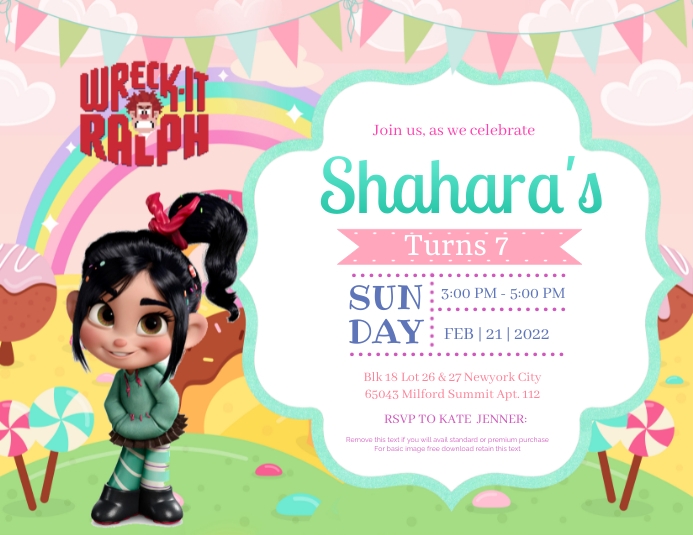 Wreck it Ralph Template | PosterMyWall