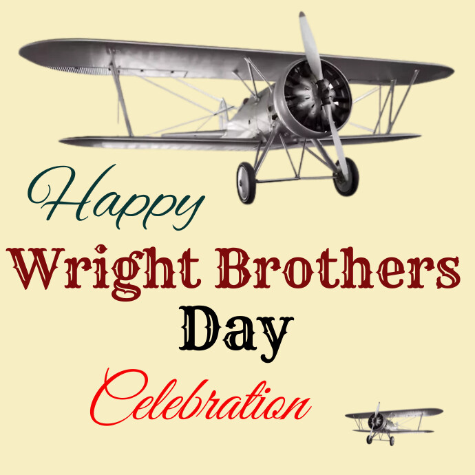 Copy of Wright Brothers Day | PosterMyWall