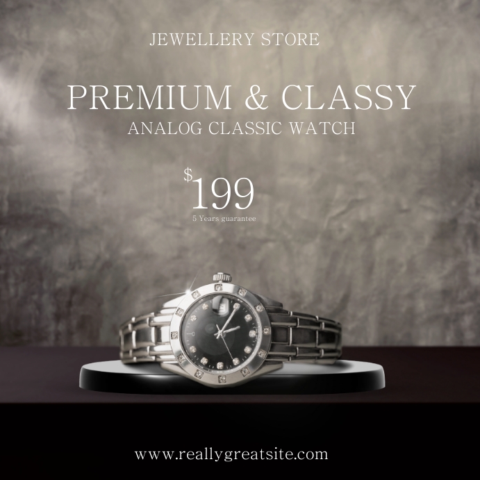 Plantilla de WRIST WATCH SALE FLYERS | PosterMyWall