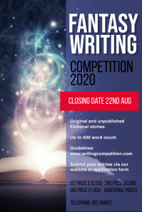 Writing Competition Poster Template | PosterMyWall