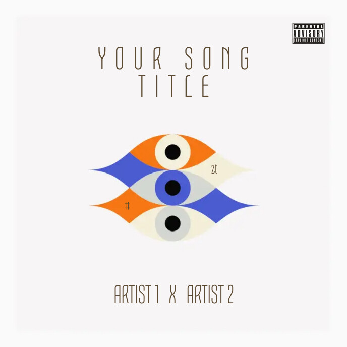 WSN - Single Mixtape Song EP Album Cover Art Artwork Template Premade ...