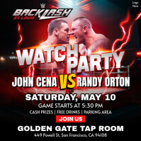 WWE Backlash 2025 John Cena Vs Randy Orton Watch Party Instagram Post ...