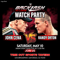WWE Backlash 2025 John Cena Vs Randy Orton Watch Party Instagram Post ...