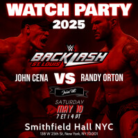 WWE Backlash 2025 John Cena Vs Randy Orton Watch Party Instagram Post ...